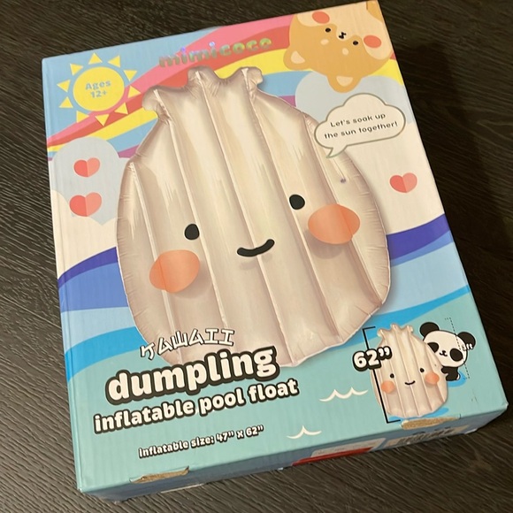 minicoco | Other | Nwt Mimicoco Dumpling Inflatable Pool Float | Poshmark